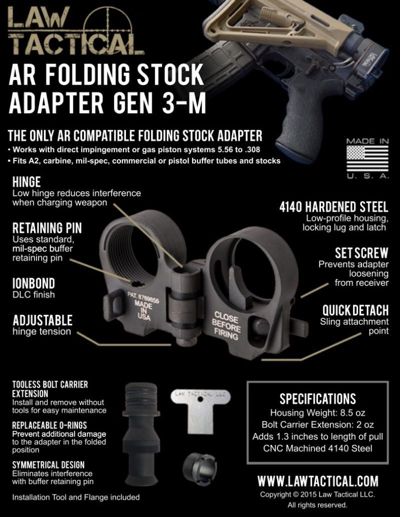 Law Tactical - The Story of the AR Folding Stock Adapter - AR Build Junkie