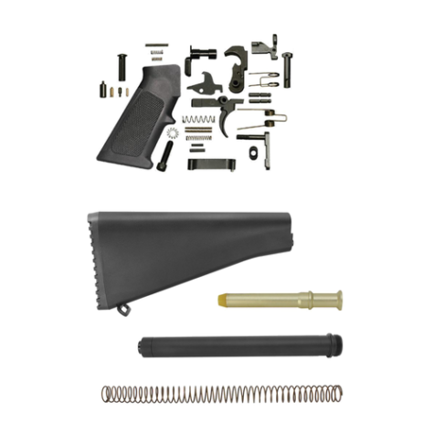 A2 Style Lower Build Kit For AR-15 - AR Build Junkie
